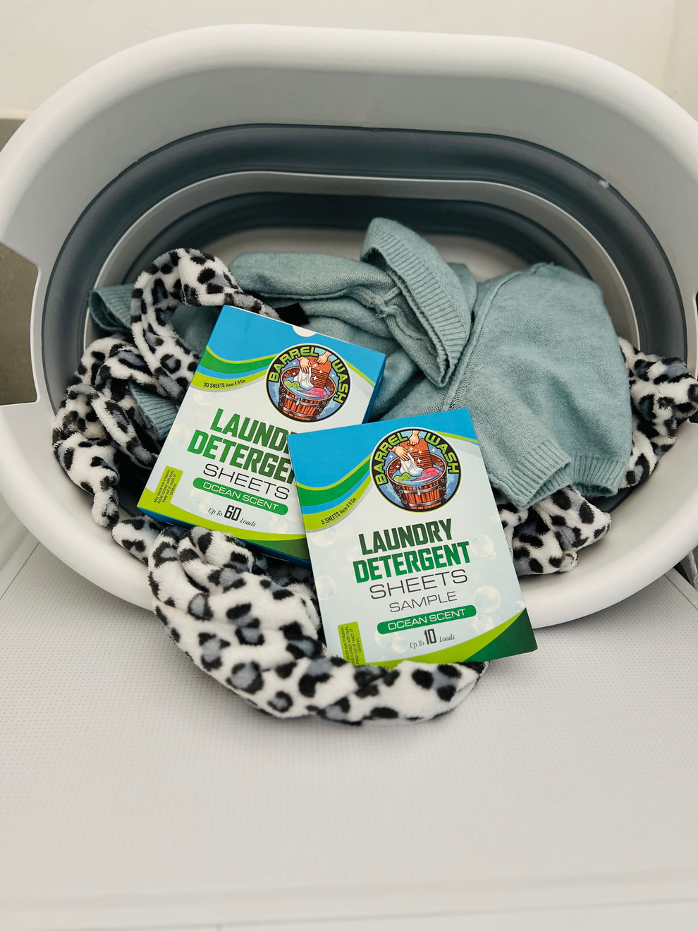 Barrel Wash Laundry Detergent Sheets